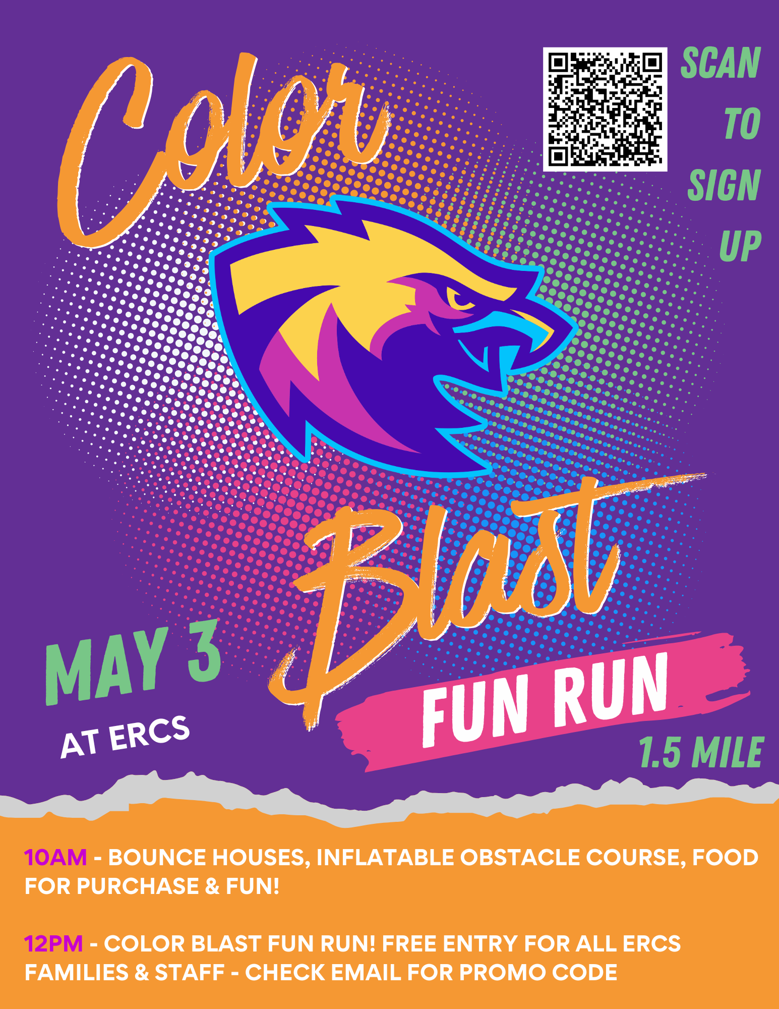 ERCS Color Blast Fun Run